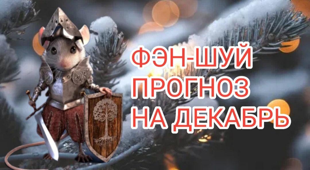 ФЭН-ШУЙ ПРОГНОЗ НА ДЕКАБРЬ? МЕСЯЦ ДЕРЕВЯННОЙ КРЫСЫ#12