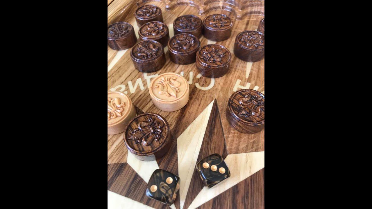 Нарды на чпу из дуба #shorts