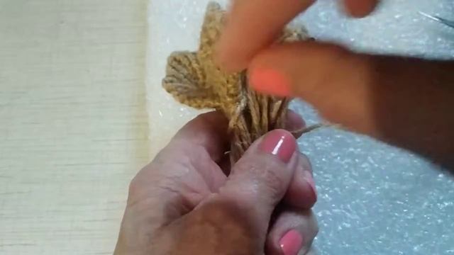 МАСТЕР КЛАСС по плетению Цветов. Макраме цветок #02 часть 4. #макраме #плетение #цветы_своими_руками