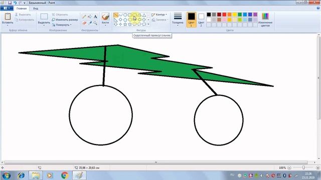 Видео-урок по компьютерной грамотности на тему_ _Новогодняя ветка_