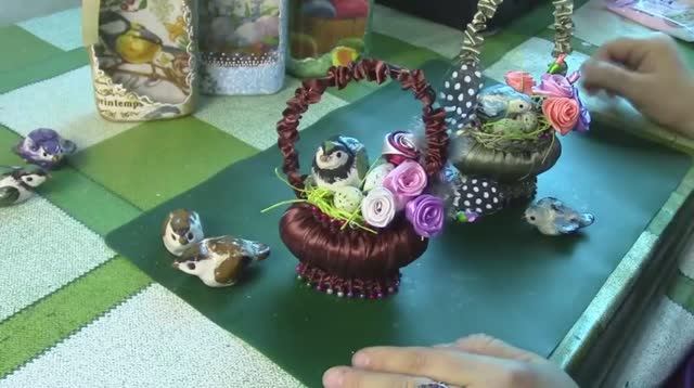 Корзинка из мыла и лент своими руками ХоббиМаркет