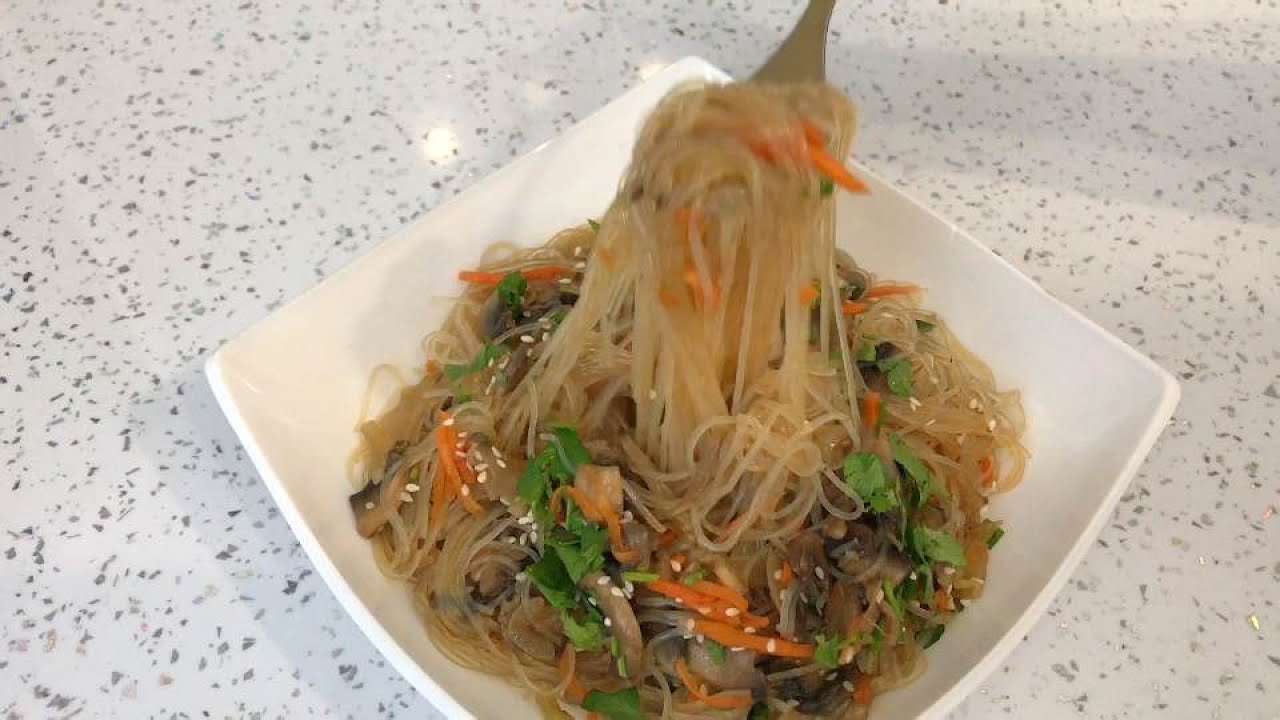 ФУНЧОЗА С ГРИБАМИ | Быстрое, простое и постное блюдо за 15 минут!