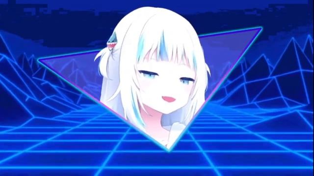[Hololive - Gawr Gura] Gawr Gura - REFLECT (synthwave shark version)