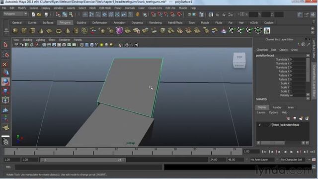 0307 Making the teeth and gums.avi