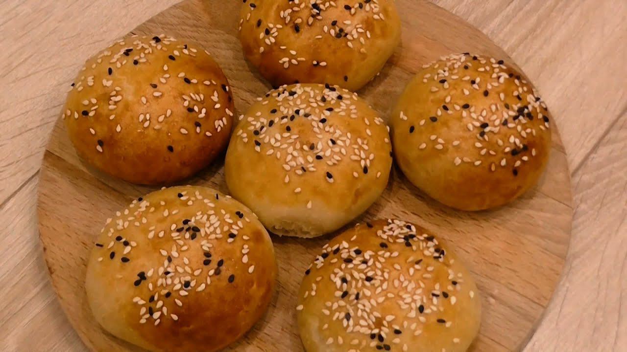 БУЛОЧКИ ДЛЯ БУРГЕРОВ НА ЗАКВАСКЕ "ВОЗДУШНЫЕ"