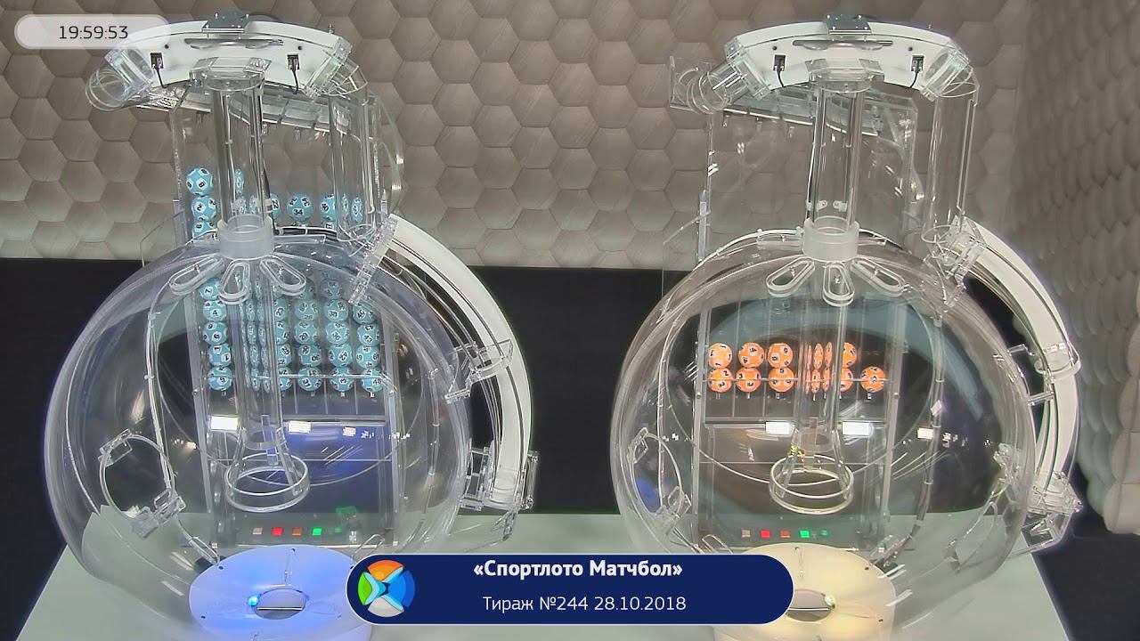 Столото представляет | Лотерея «Спортлото Матчбол». Тираж № 244 от 28.10.2018 г.