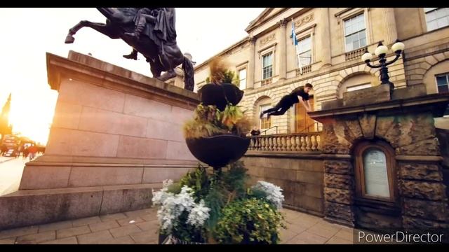 Паркур против велобайкеров (Шотландия)