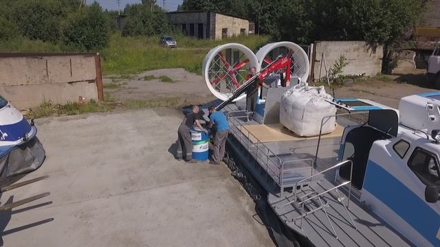 Судоверфь ПАРМА | # Грузовой катер на воздушной подушке N23gr стр.35 | HOVERCRAFT