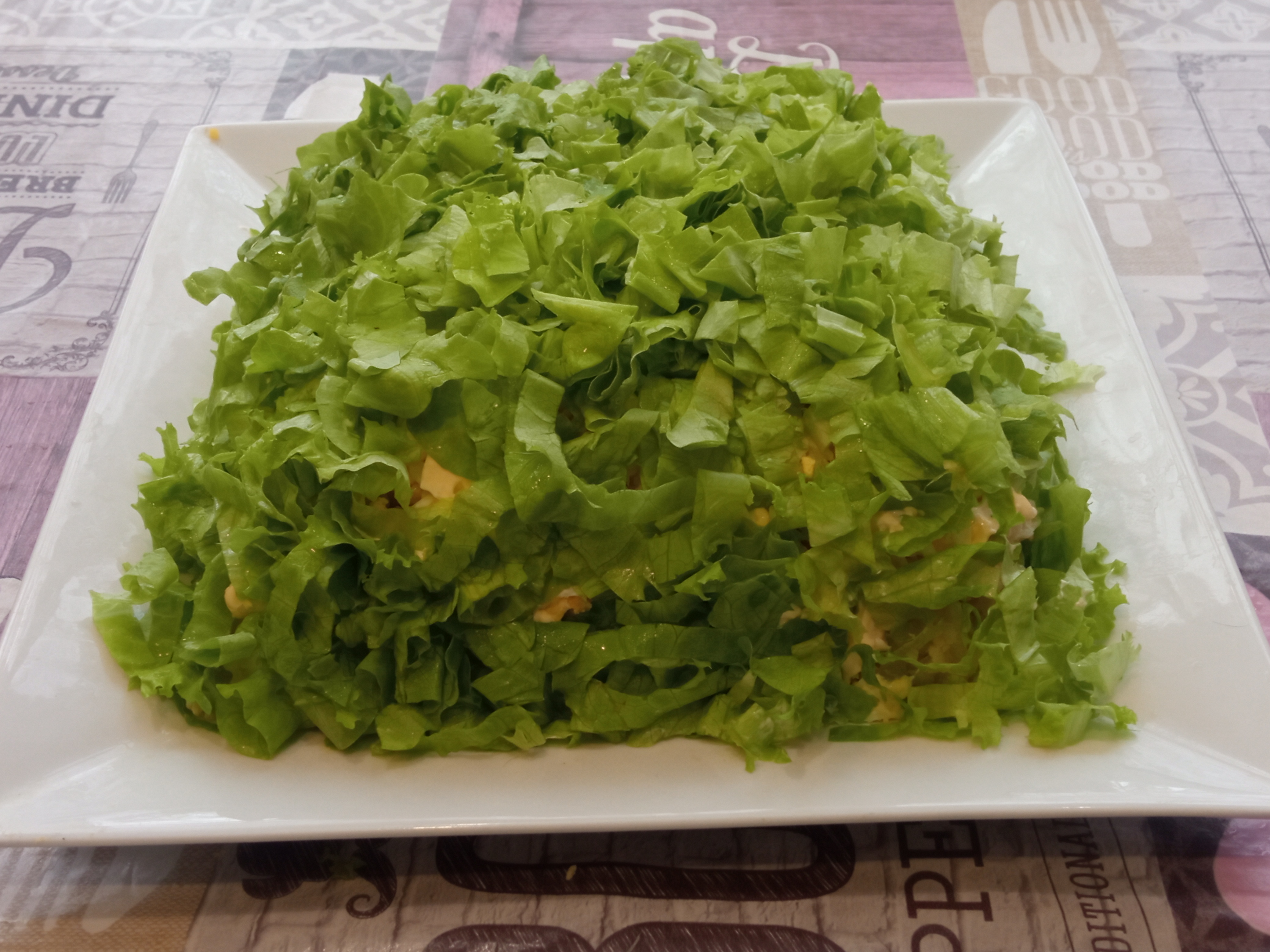 Самый нежный и воздушный салат