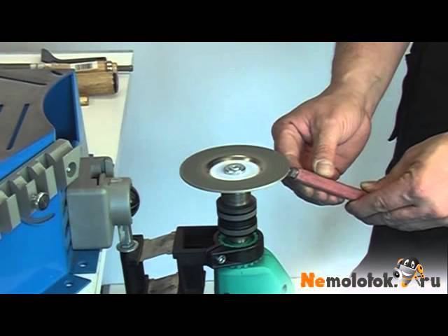 Как заточить инструмент при помощи алмазного шлифовального диска (Kaindl KSS)