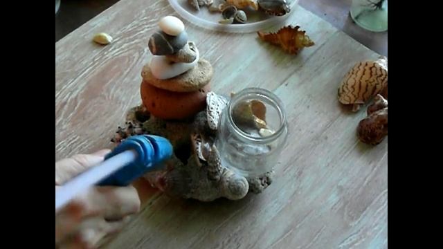 Подсвечник из Ракушек.#ЛаленкаЯхонтовыеРучки