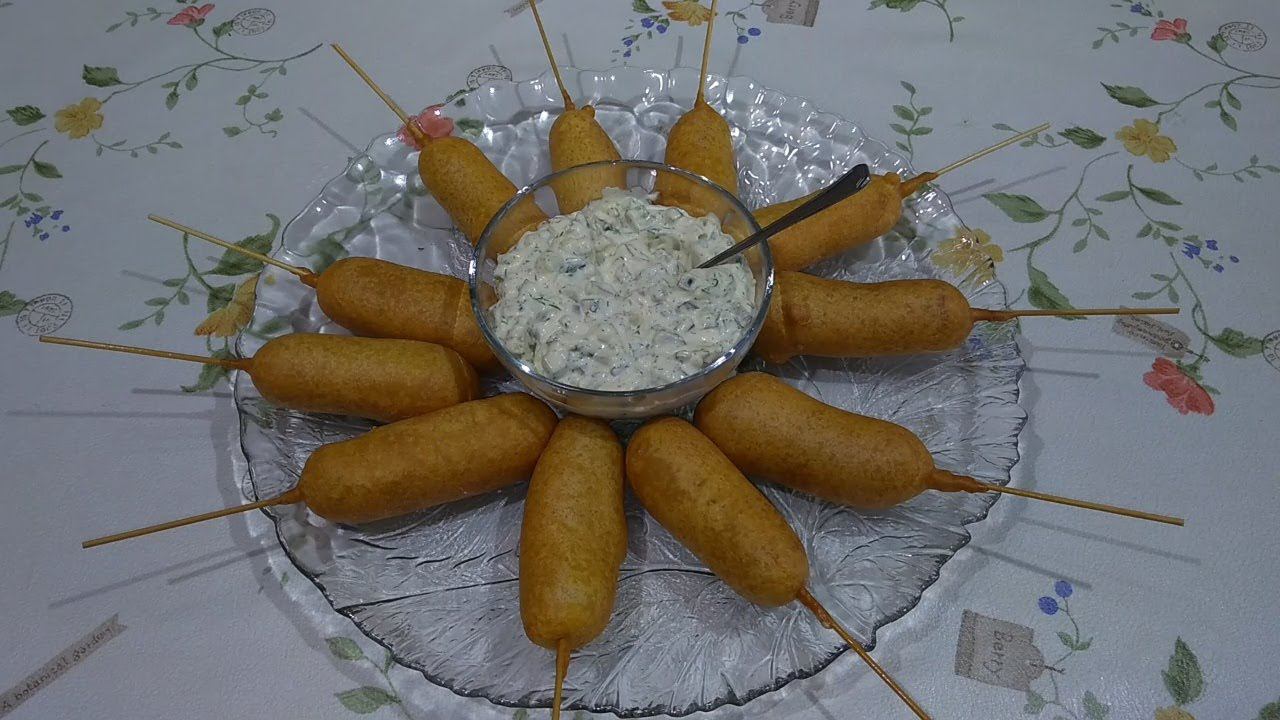 Сосиски в кляре или  корн доги.
