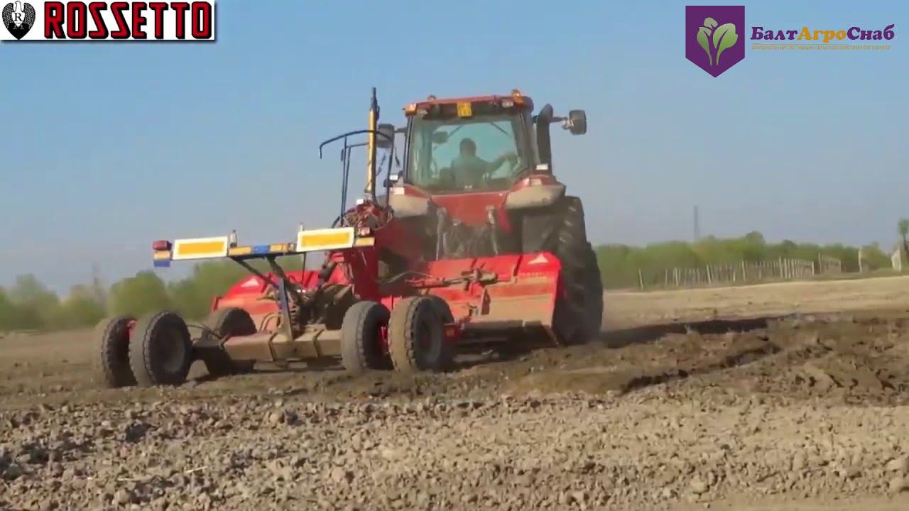 Планировщик грунта Rossetto – обзор оборудования