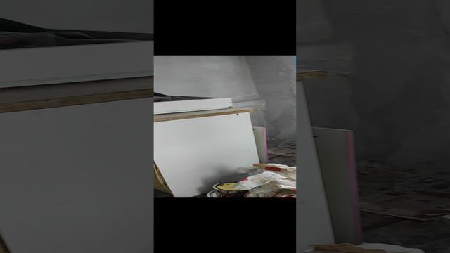 Заделал трещины на веранде