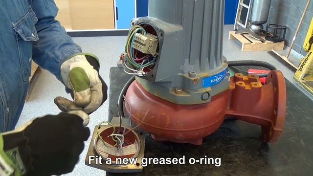 Flygt 3102 и 3127 / Замена кабеля