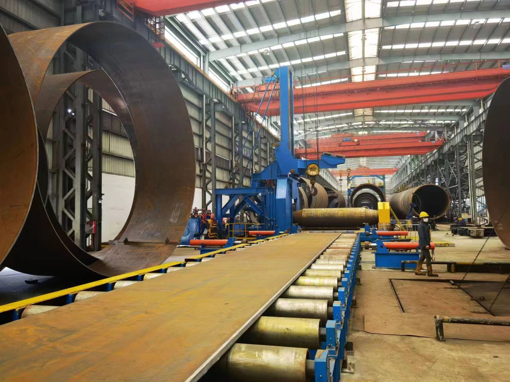 Гибочная машина для ветряных башен