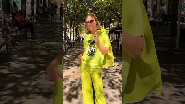 Солнечные дни ☀ вдохновляют на яркие образы🍏!
Лён - наилучший выбор в жа