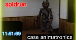 Spidrun case animatronics
