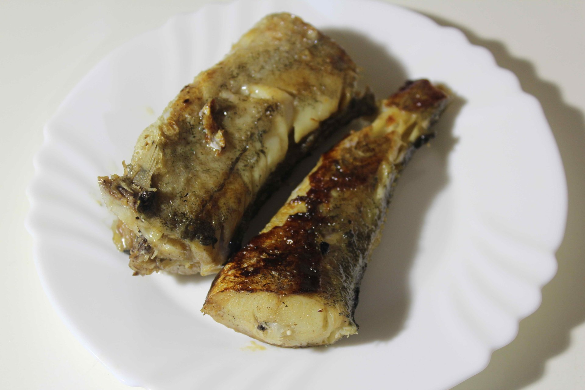 Минтай жареный