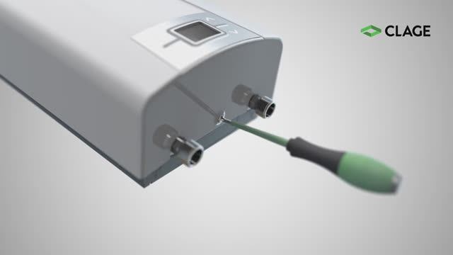 Видеоинструкция по монтажу проточного электрического водонагревателя CEX 9 (модель до 2021 года).