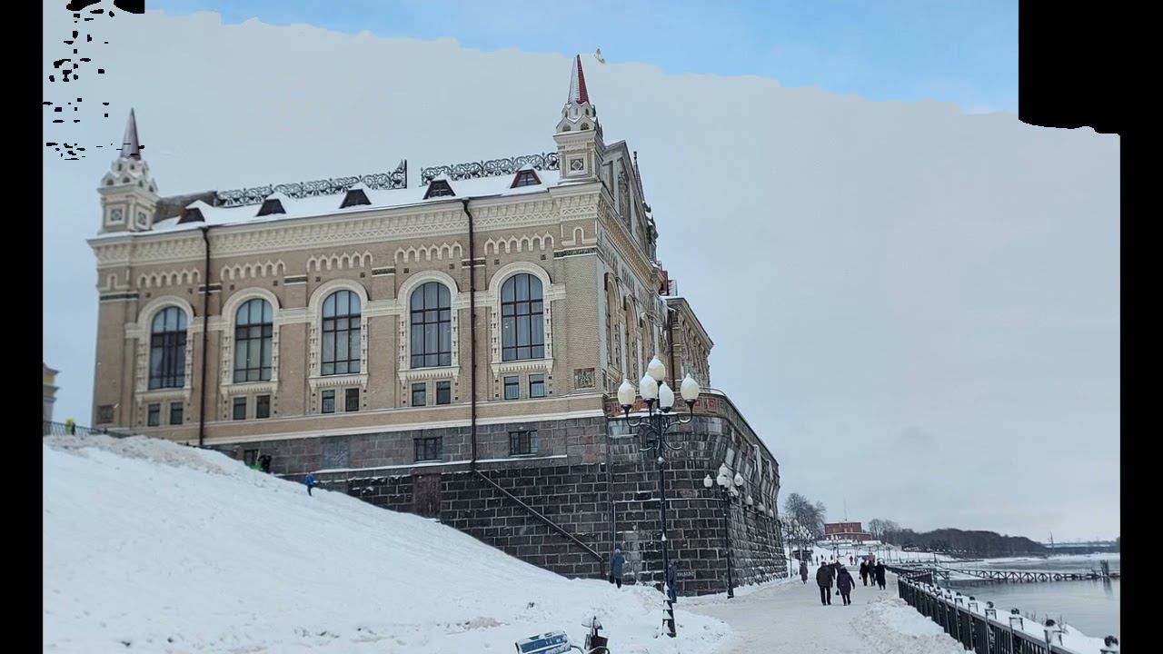Прогулка по новогоднему городу Рыбинск (07.01.21)