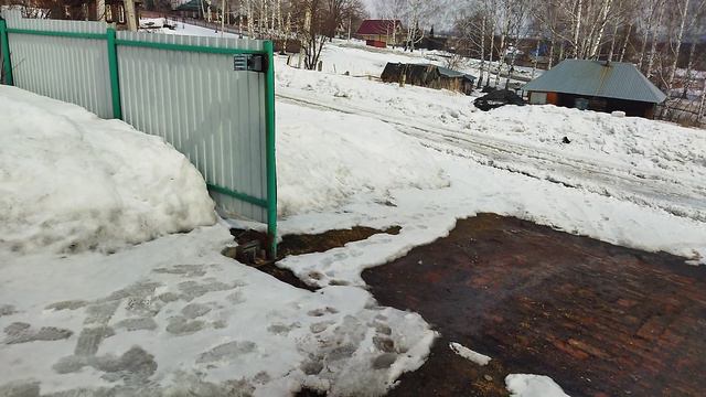 Откатные ворота на винтовых сваях