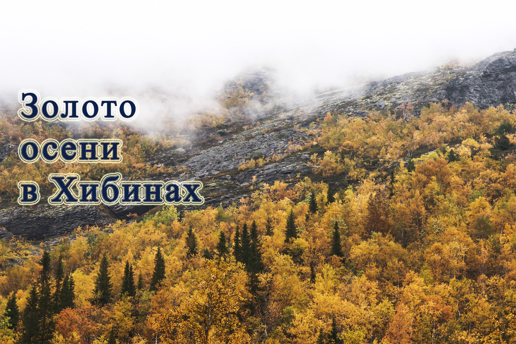 Золотая осень в Хибинах, Кольский полуостров, сентябрь 2023