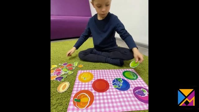 Изучаем цвета на занятиях по раннему развитию по Макото Шичиде. Занятия подходят для детей 2-6 лет.