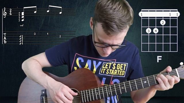 Пикник - Иероглиф (разбор на гитаре)