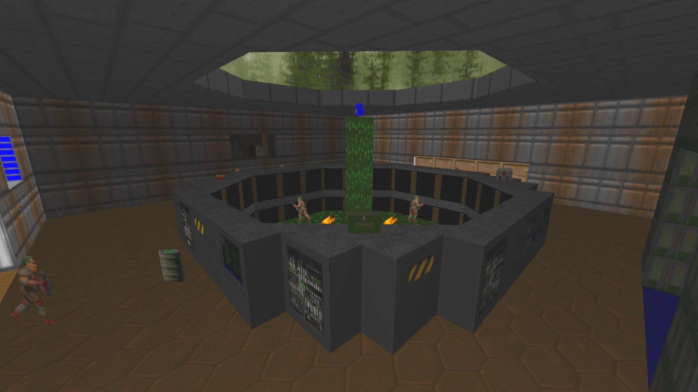 Map13: Outpost Facility / Area Zone - Three's A Crowd [Все секреты]