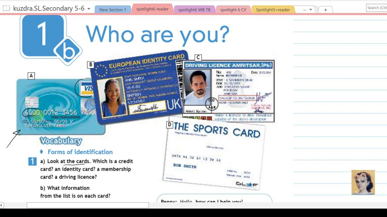 4. Spotlight 6. Unit 1b