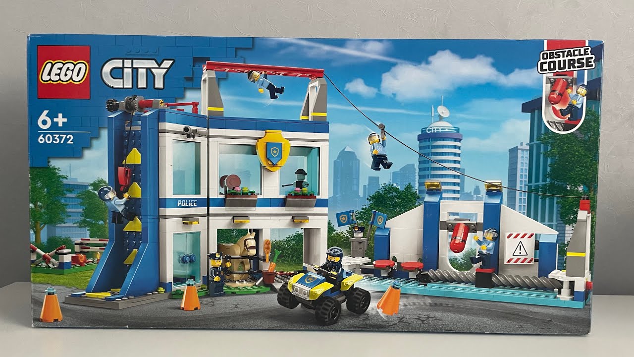 Сборка набора ЛЕГО СИТИ 60372 Тренировки в полицейской академии
