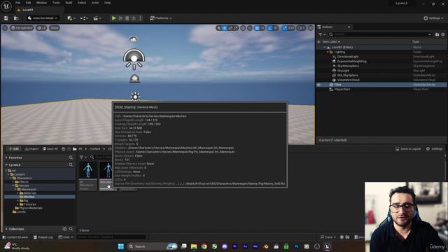 3. Импорт персонажа