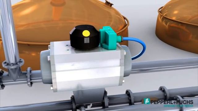 Pepperl+Fuchs: Индуктивный обнаружение положение клапана