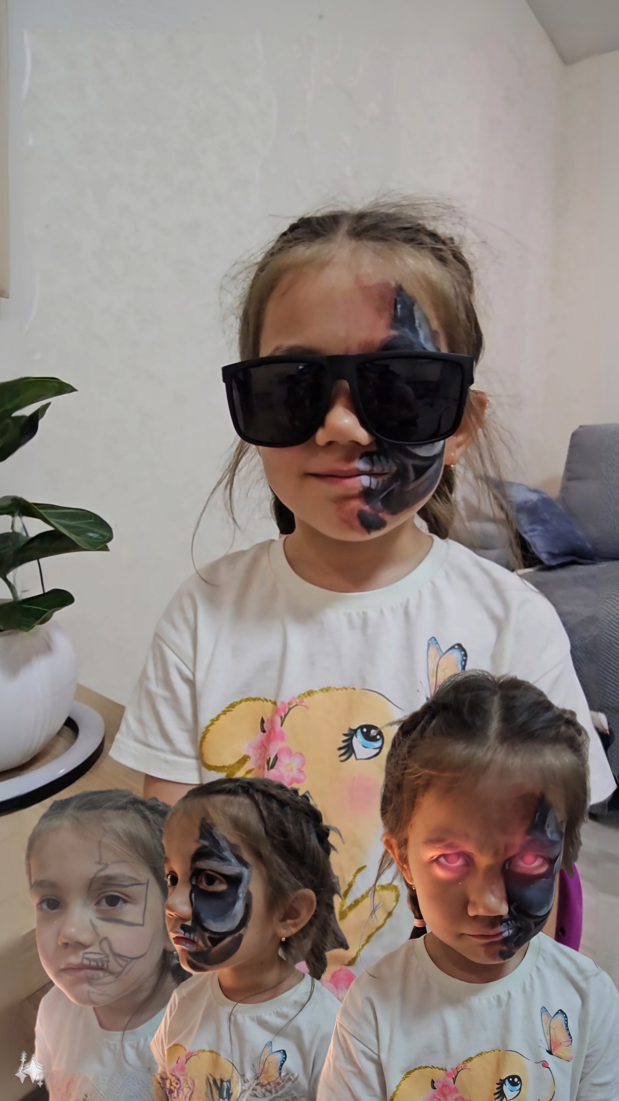 "Терминатор: Аквагрим.Как Алиана Превратила Себя в Киборга!".