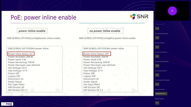Что такое PoE_ На примере коммутаторов SNR - стандарты PoE, классификация, настройка и мониторинг