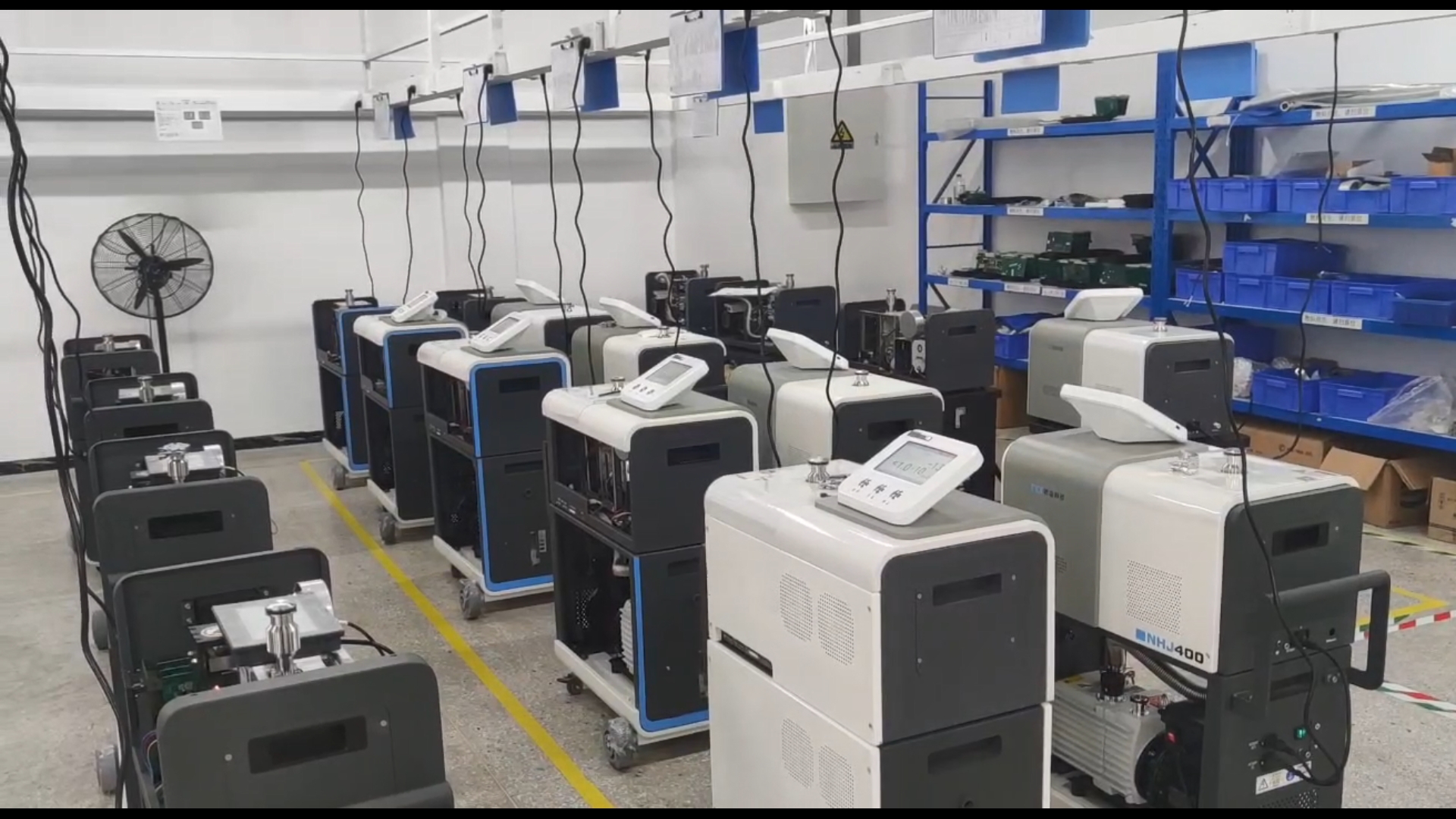 Гелиевый течеискатель NHJ NOY Китай внешний вид производственной площадки