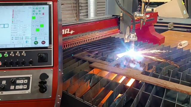 Запуск станка плазменной резки МАГМА ПРО 2060 в Ярославле