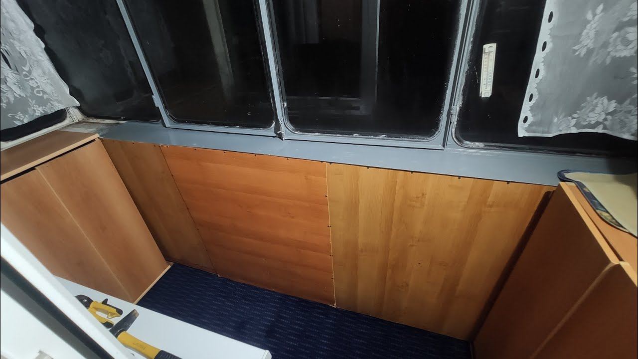 Бюджетный ремонт на балконе.