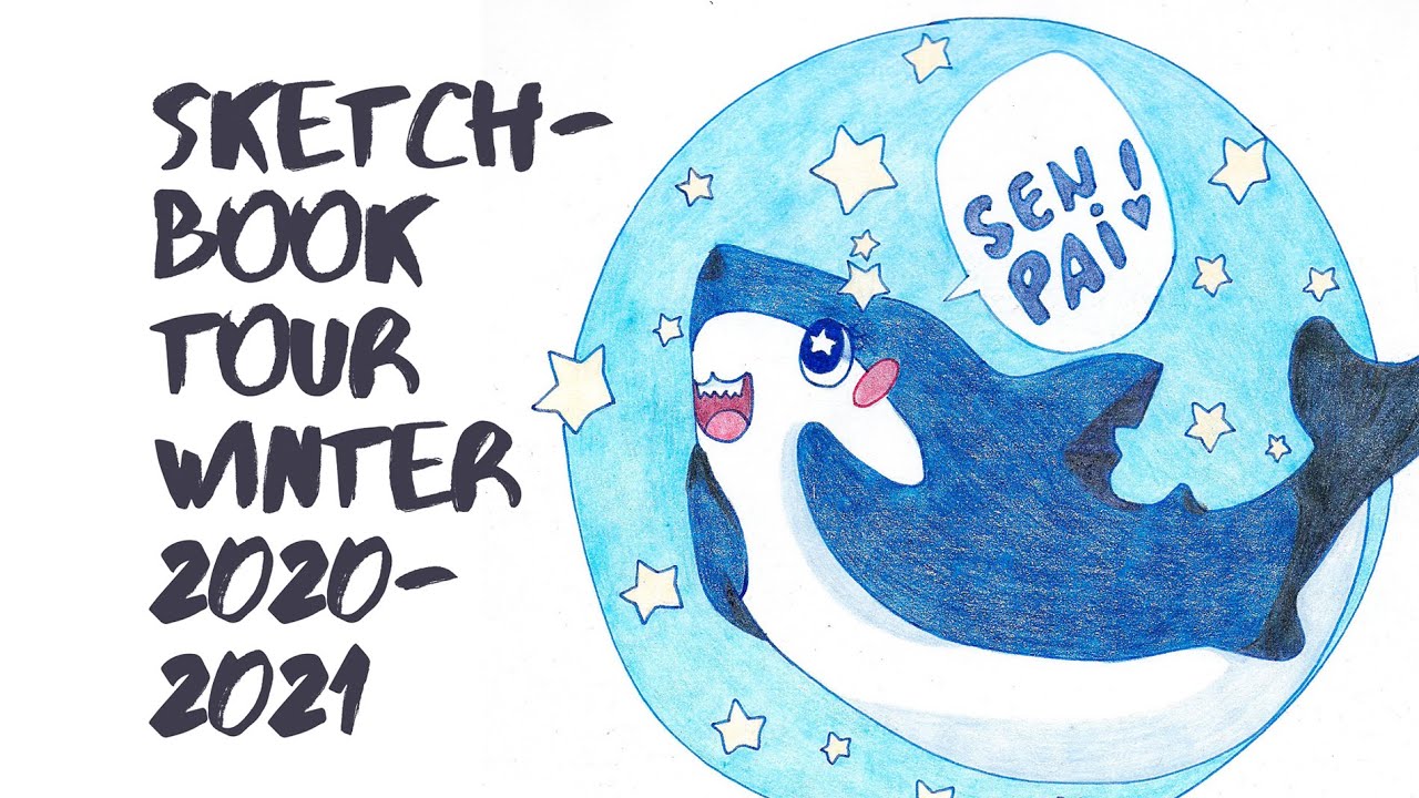 Обзор скетчбука (1) Зима 2020-2021