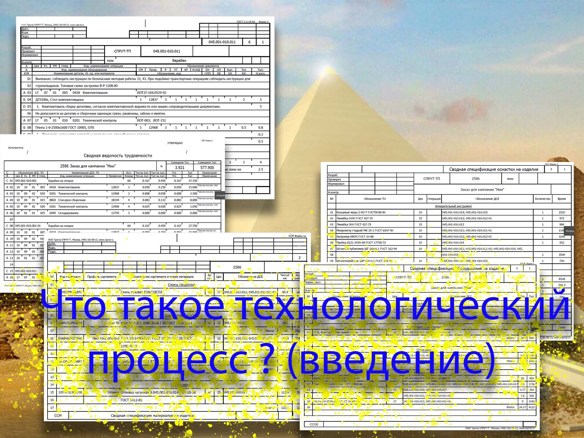 Что такое технологический процесс? Введение.