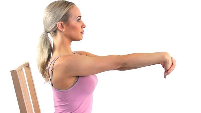 19. Растяжка. Сгибание запястья с внутренним вращением.