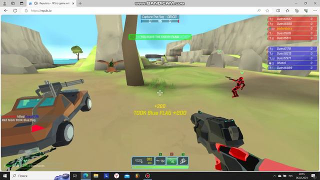 Repulse.io - БЕСПЛАТНЫЙ БРАУЗЕРНЫЙ ШУТЕР С МАШИНАМИ! ЭПИЧНЫЕ СРАЖЕНИЯ PvP и не только!