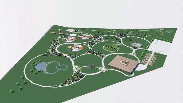 Дизайн агропарка для глэмпинга 13 ГА