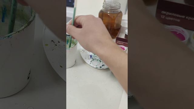 Пишу картину - цветыю.Студия имени Владислава.