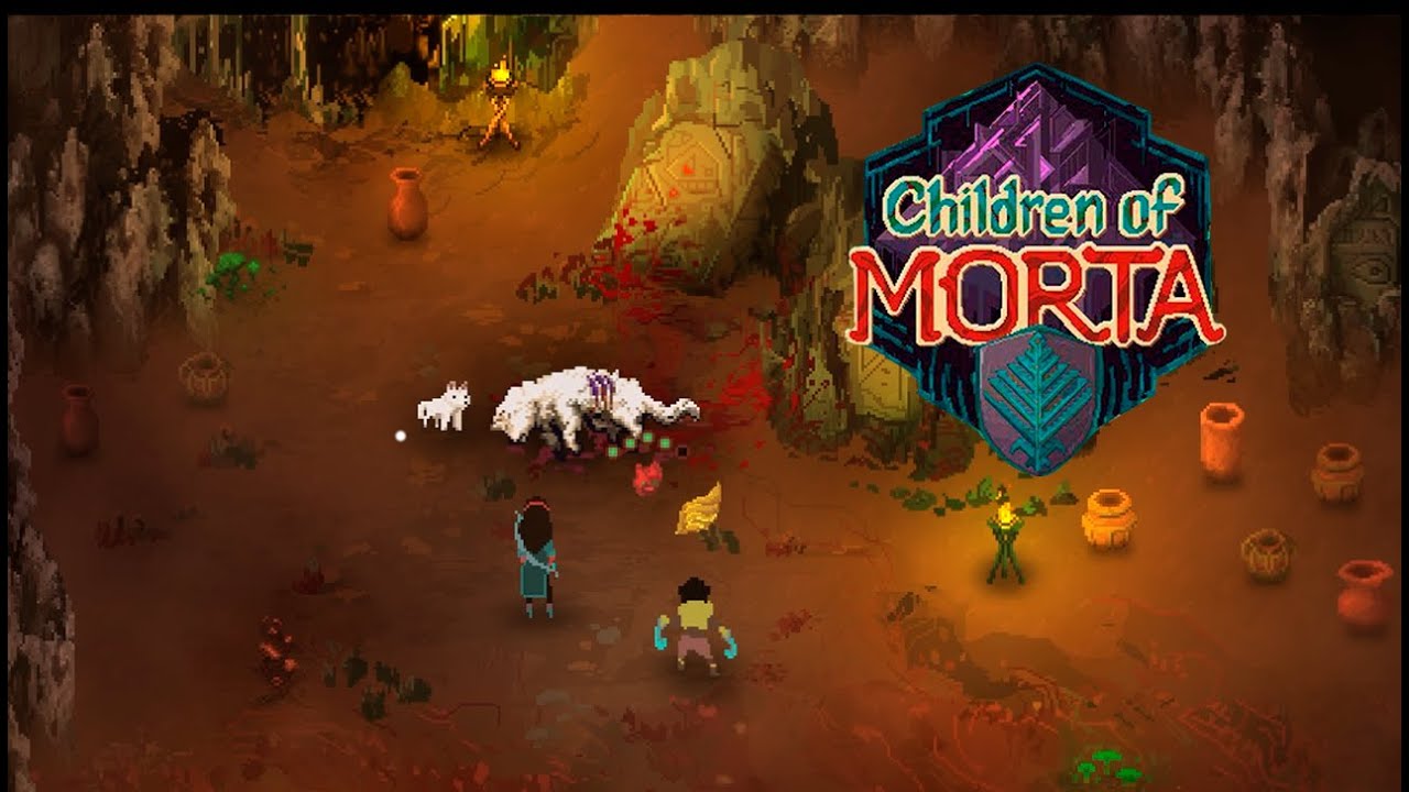 Кевин нашел волчонка. Children of Morta. Кооператив - 3.