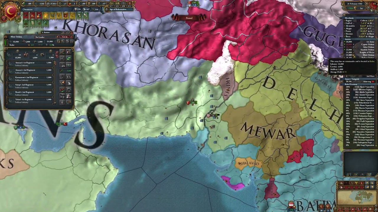 Europe Universalis IV 1.34.5 Casual ottomans часть 17.