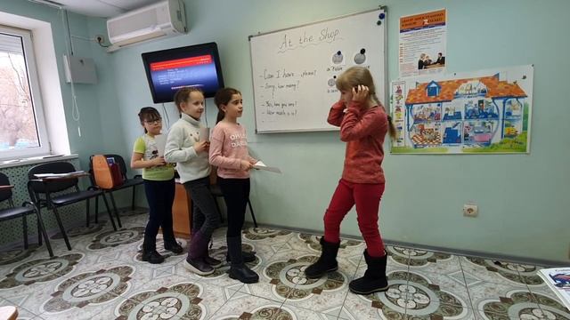 Фрагменты занятий английскому языку для школьников