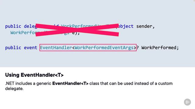 13. Creating an EventArgs Class
