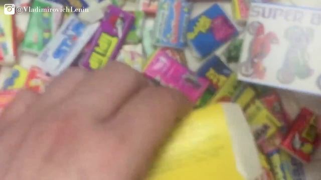 Turtles NABA - Разворачиваем Жевательную резинку жвачка из 90х Жвачка Черепашки Ниндзя Naba Turkey